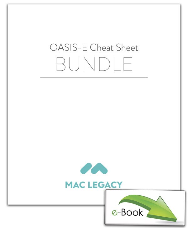 OASIS-E Cheat Sheet Bundle – Digital Download OASIS-E Cheat Sheet Bundle – Digital Download
